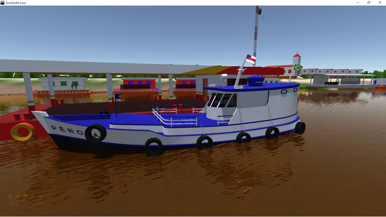 BARCO TANQUE LEVANDO COMBUSTÍVEL PARA O CAREIRO DA VÁRZEA -AMAZON HYDRO ...