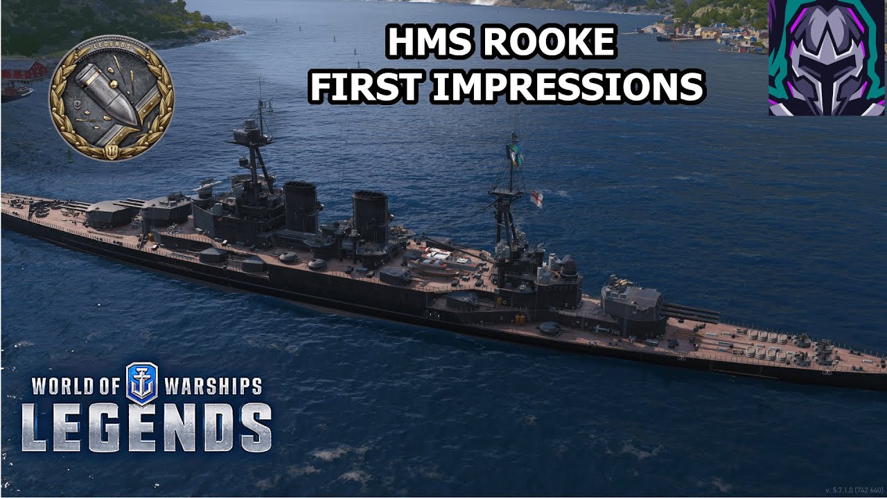 HMS Rooke First Impressions | World of Warships Legends - YouTube