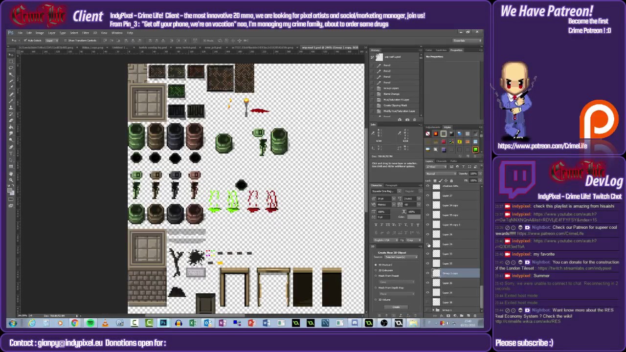 Crime Life Dev Log 8 Gamedev Programming Coding Mmorpg Part 1 Youtube
