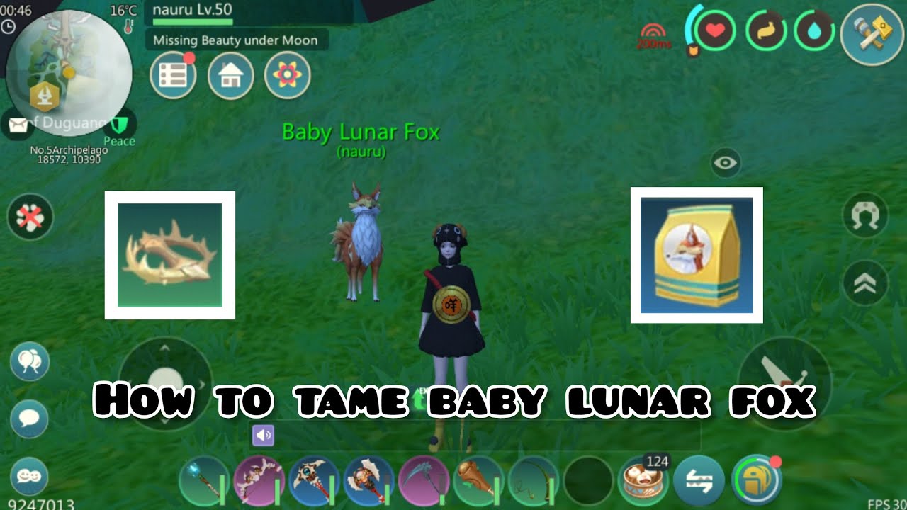 HOW TO TAME BABY LUNAR FOX | UTOPIA ORIGIN | PVE 702 #utopia #gaming #pve702 - YouTube