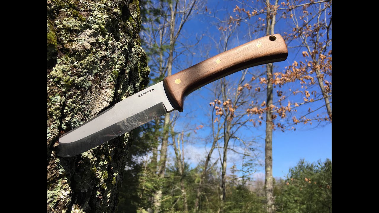 Condor Stratos Knife Review: Bushcraft | Survival | Camping | Walnut ...