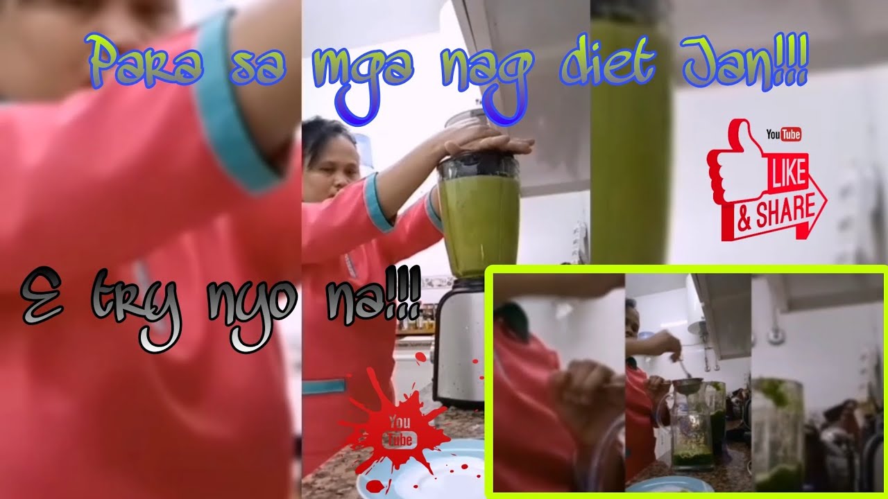 Isama nyo na ito sa daily routine nyo, Kung nag diet kayo /fresh juice ...