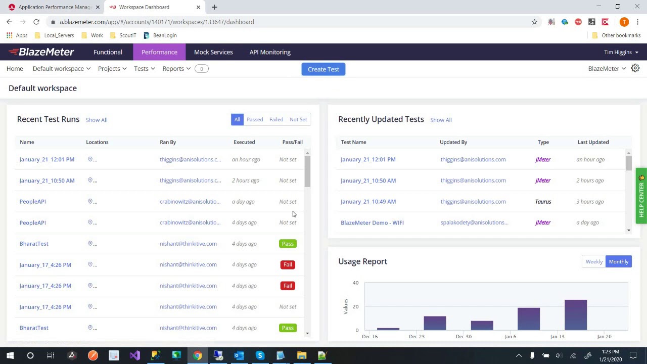 APM SaaS Connecting to Blazemeter and Runscope - YouTube