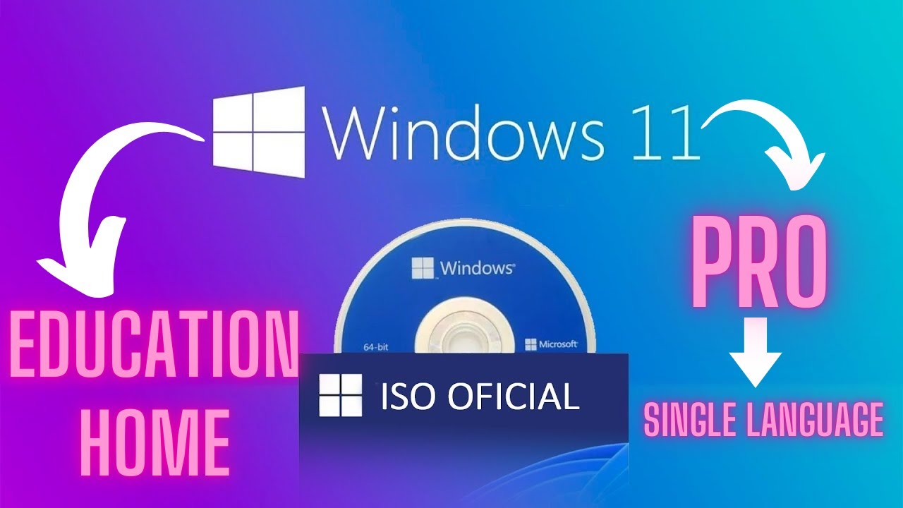 Como descargar Windows 11 Pro / Home / Education / Single Language ...
