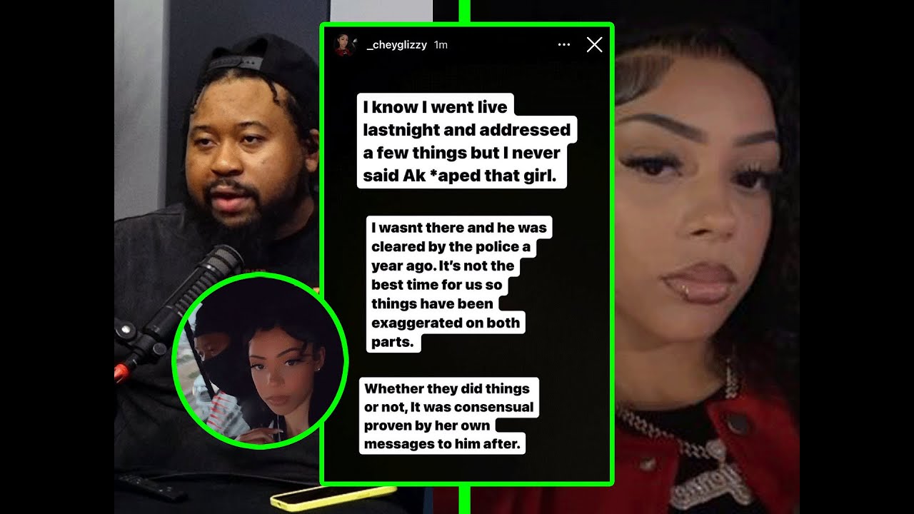 DJ Akademiks Ex Chey Glizzy Admits She Lied To Expose Him!! - YouTube