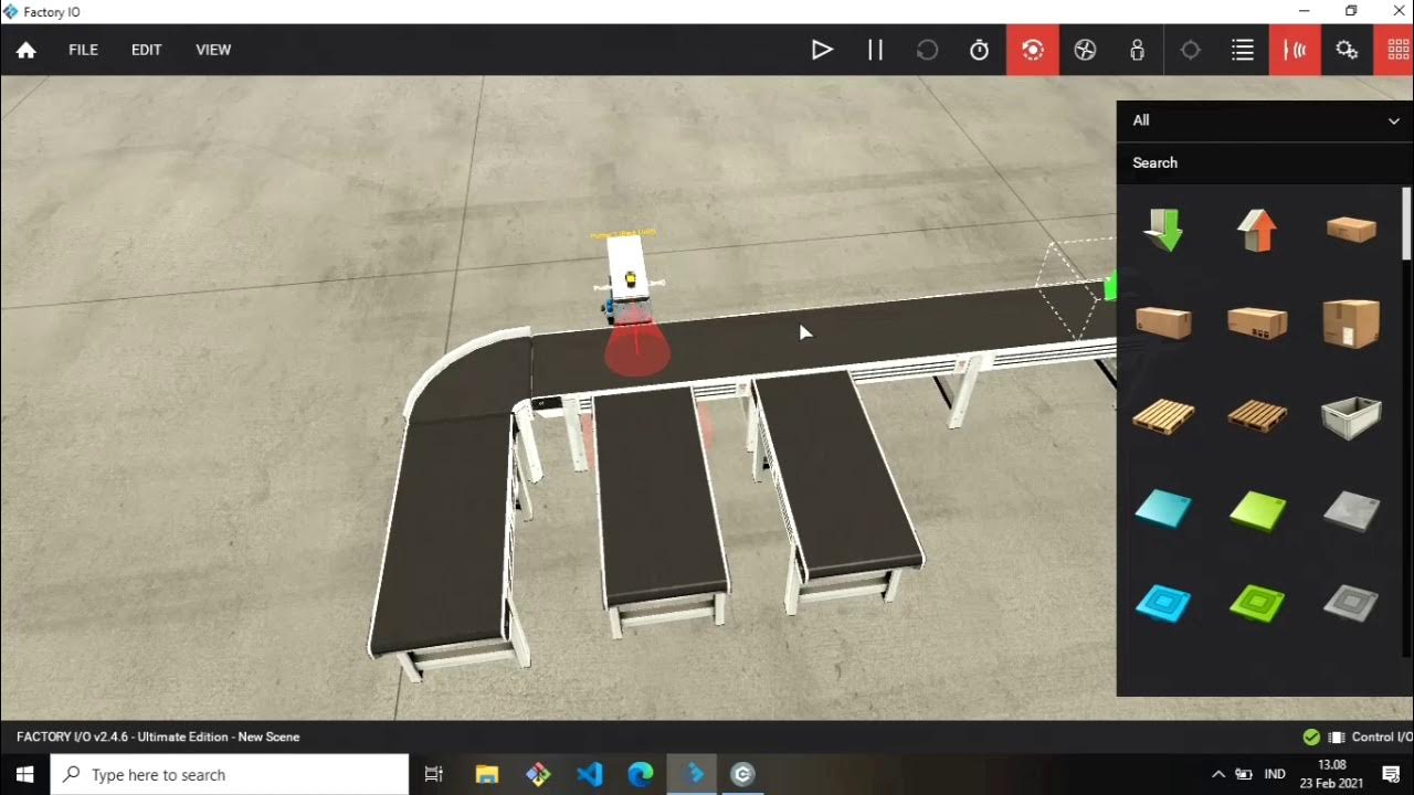 Factory I/O Introduction Episode 2 # - YouTube