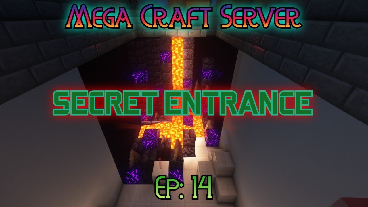 Minecraft Server: MegaCraft S1 Ep 14: Secret Entrance Light Vs Dark #youtube #secret - YouTube
