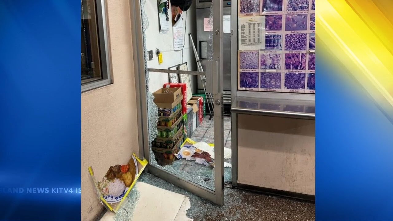 String of smash-n-grab crimes has Oahu restaurants on high alert - YouTube