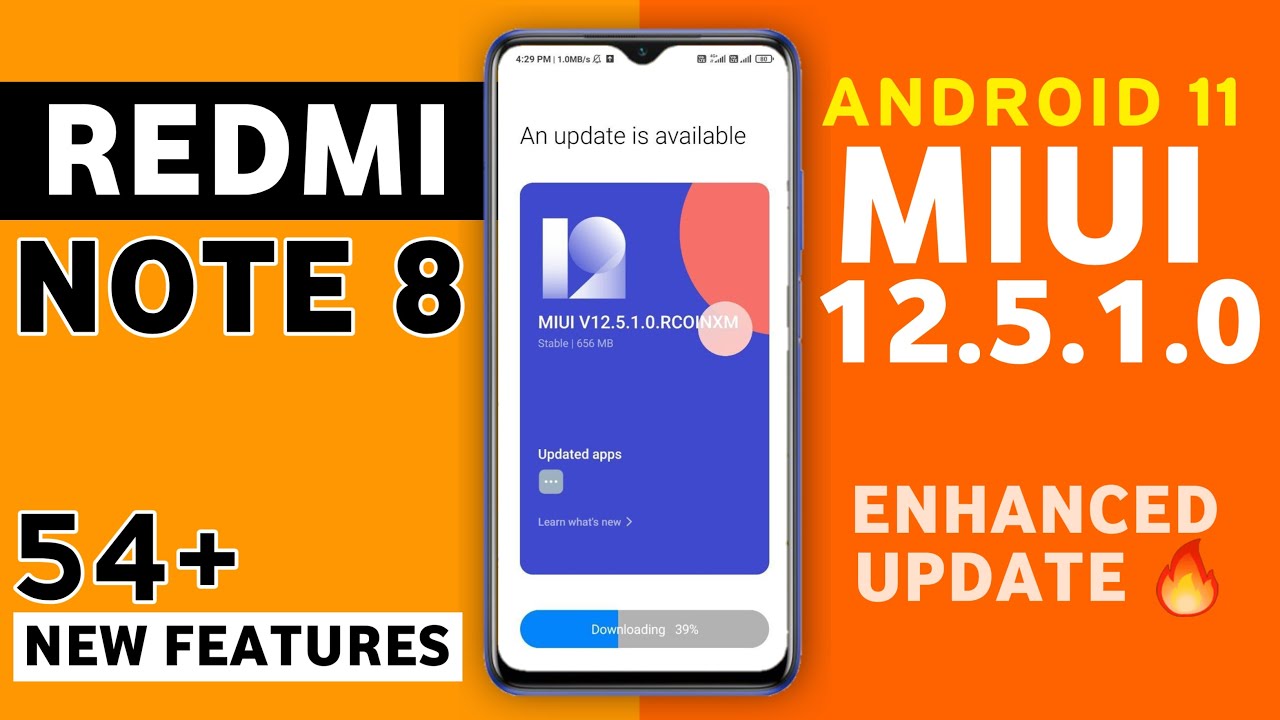 Redmi Note 8 Miui 12.5.1.0 Enhanced Update New Features | Redmi Note 8 ...