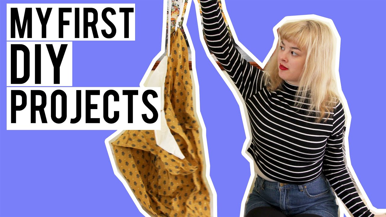 Reacting to my First Ever DIYs! - YouTube