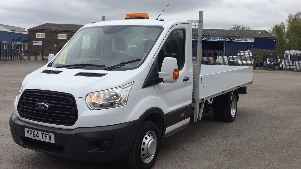Ford Transit 2.2Tdci 125 350 LWB Dropside / Pickup 13.6 ft Alloy - YouTube