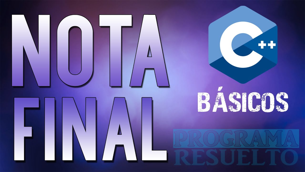 #14 [C++] – Cálculo de nota definitiva de un estudiante - YouTube