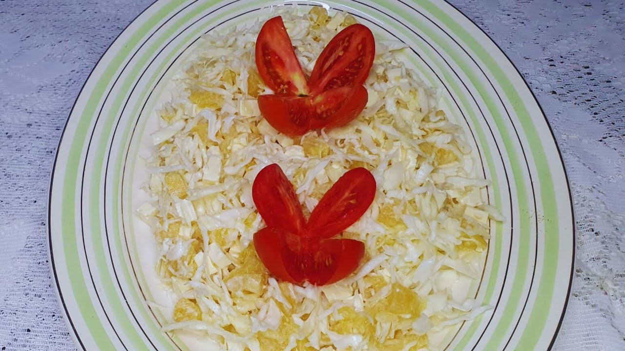 REPOLLO CON PIÑA - ENSALADA / RECETA FACIL Y RAPIDA #receta #fácil # ...