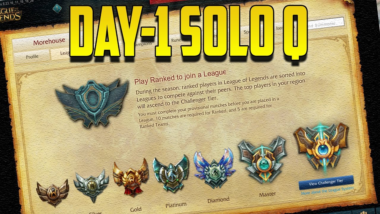 Season 7 SOLO Q Provisionals - JUNGLE / MID - League of Legends ...