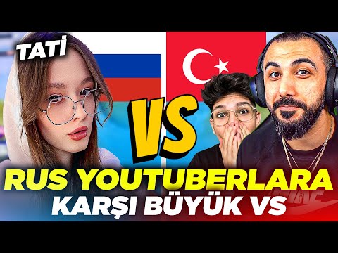 RUSYA VS TÜRKİYE!! 😱 EKİPLE EN GÜÇLÜ RUS YOUTUBERLARA KARŞI VS ATTIK!! |  PUBG MOBILE