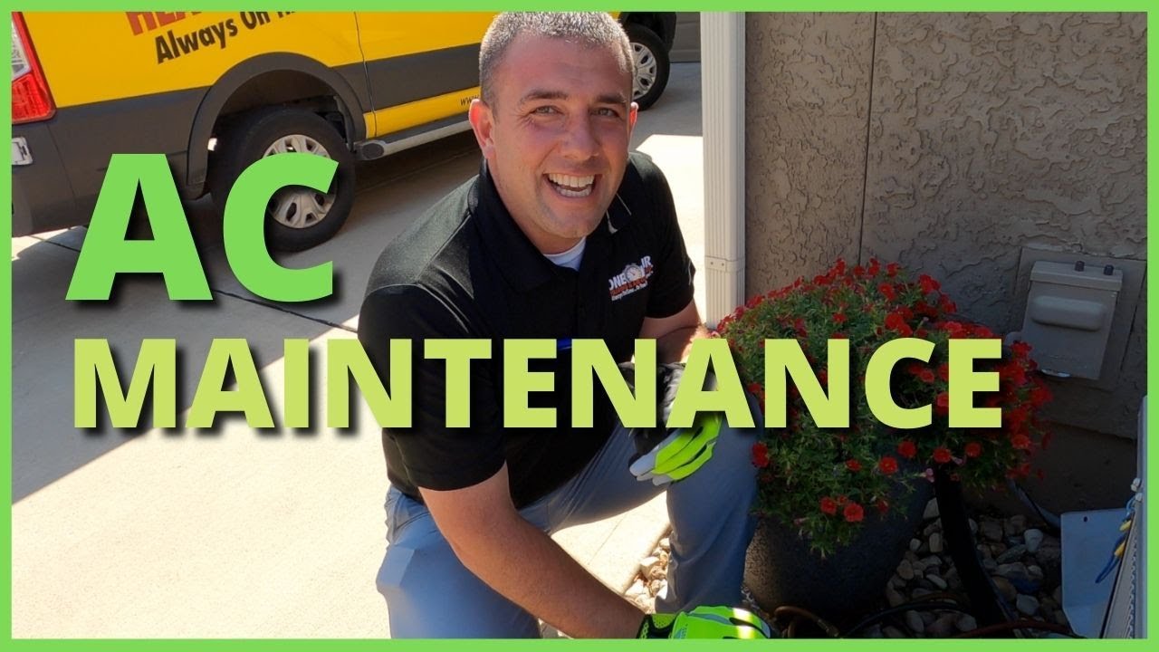 Air Conditioner Maintenance With An Experienced HVAC Technician - YouTube