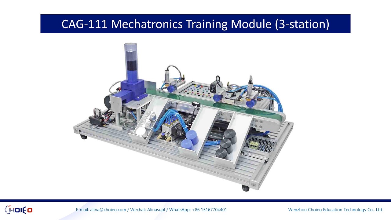 CAG-111 Mechatronics Training Module (3-station) - Educational ...