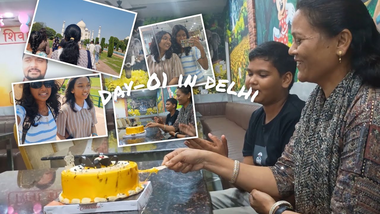 day -01 in Delhi, Delhi me maushi ka birthday celebration#like # ...
