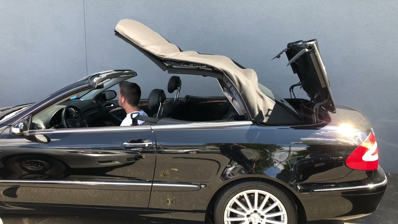 2005 Mercedes CLK Convertible Top Operation YouTube 2005 Mercedes CLK Convertible Top Operation YouTube