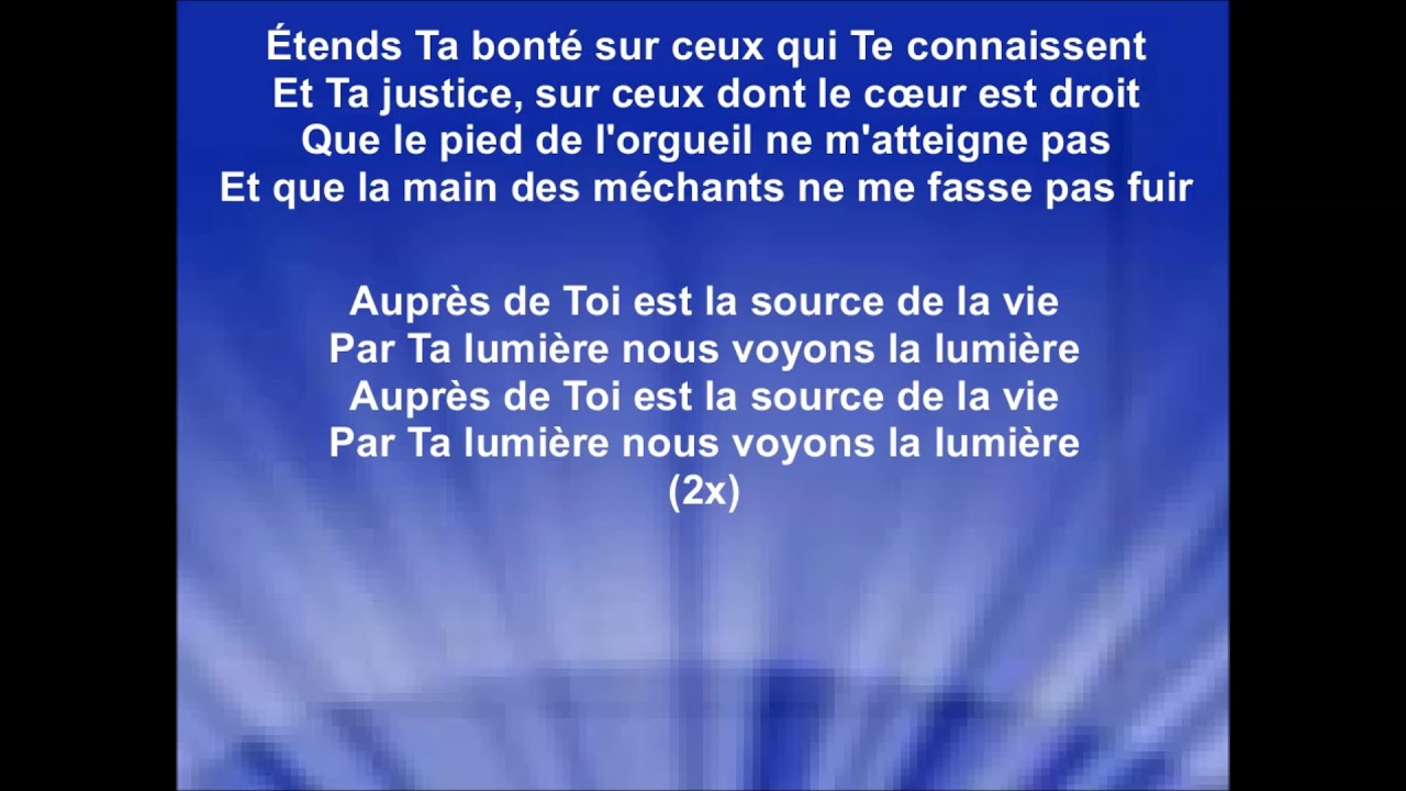 COMBIEN EST PRÉCIEUSE TA BONTÉ Ô MON DIEU! - Anne-Laure Séry - YouTube