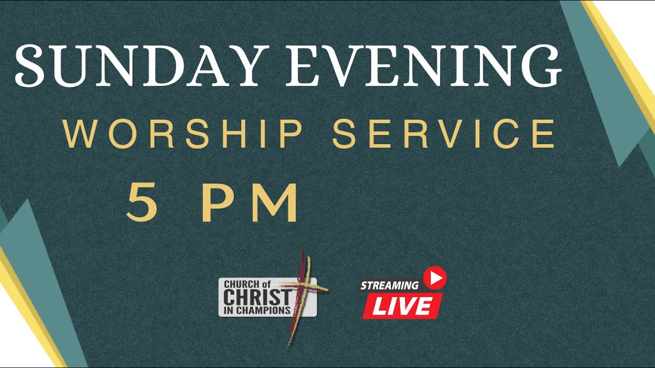 Sunday Evening Worship Service - YouTube