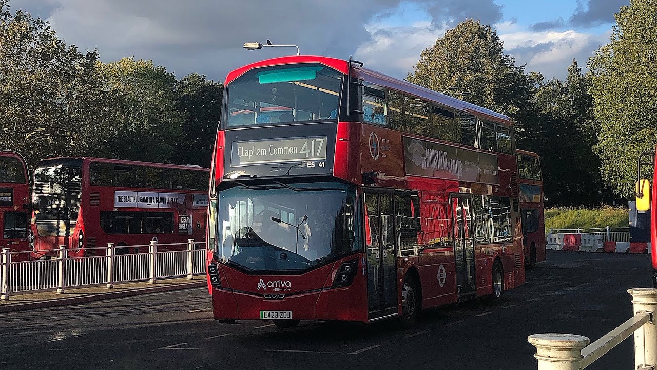 Brand New Electroliners On London Bus Route 417 - YouTube