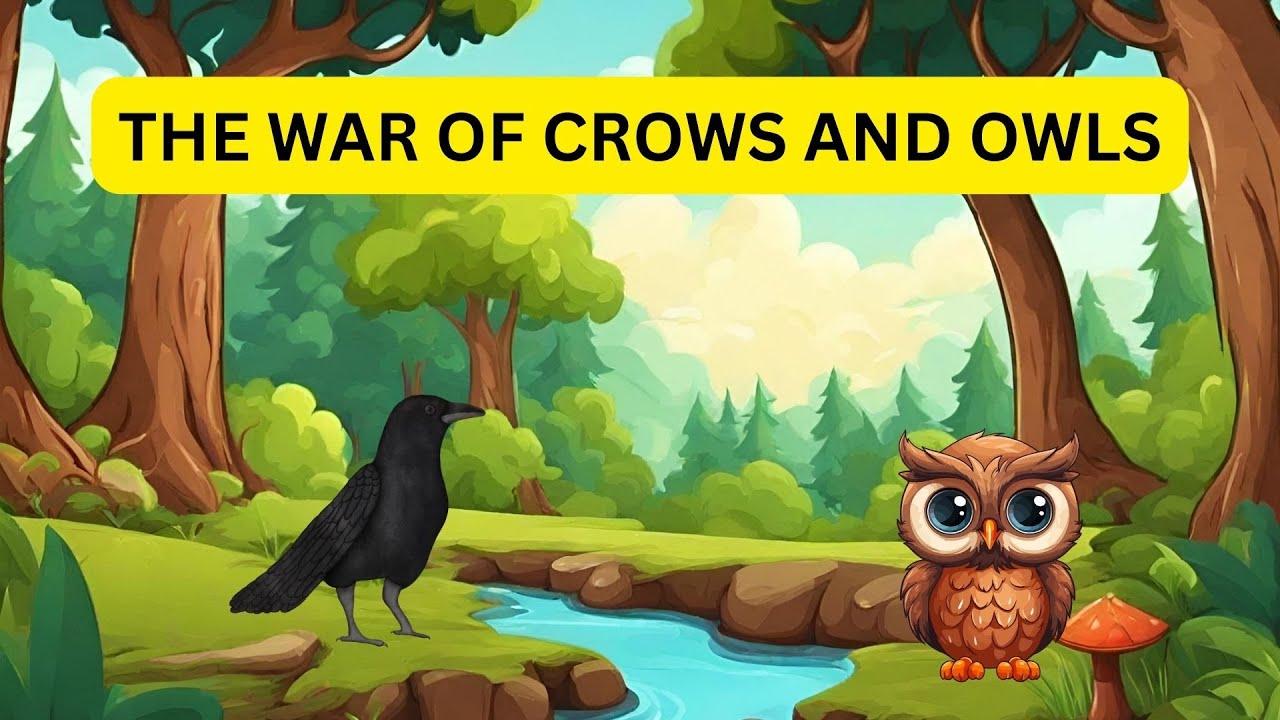 The War of Crows and Owls Story For Kids | English Short Story ...