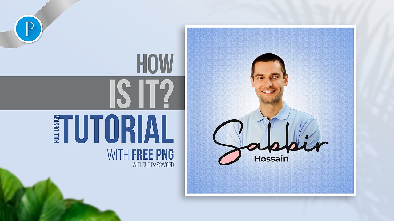 Unique Profile Picture Design in Pixellab | Unique Social Media Design ...