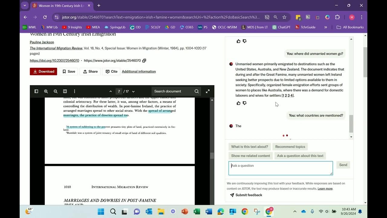 Intro to JSTOR's Interactive Research Tool - YouTube