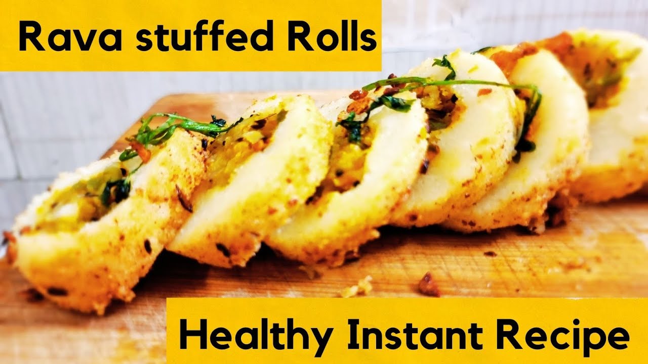 Rava stuffed Roll.. Ravai la ipdi oru dish ah 🤤🤤 #breakfast # ...