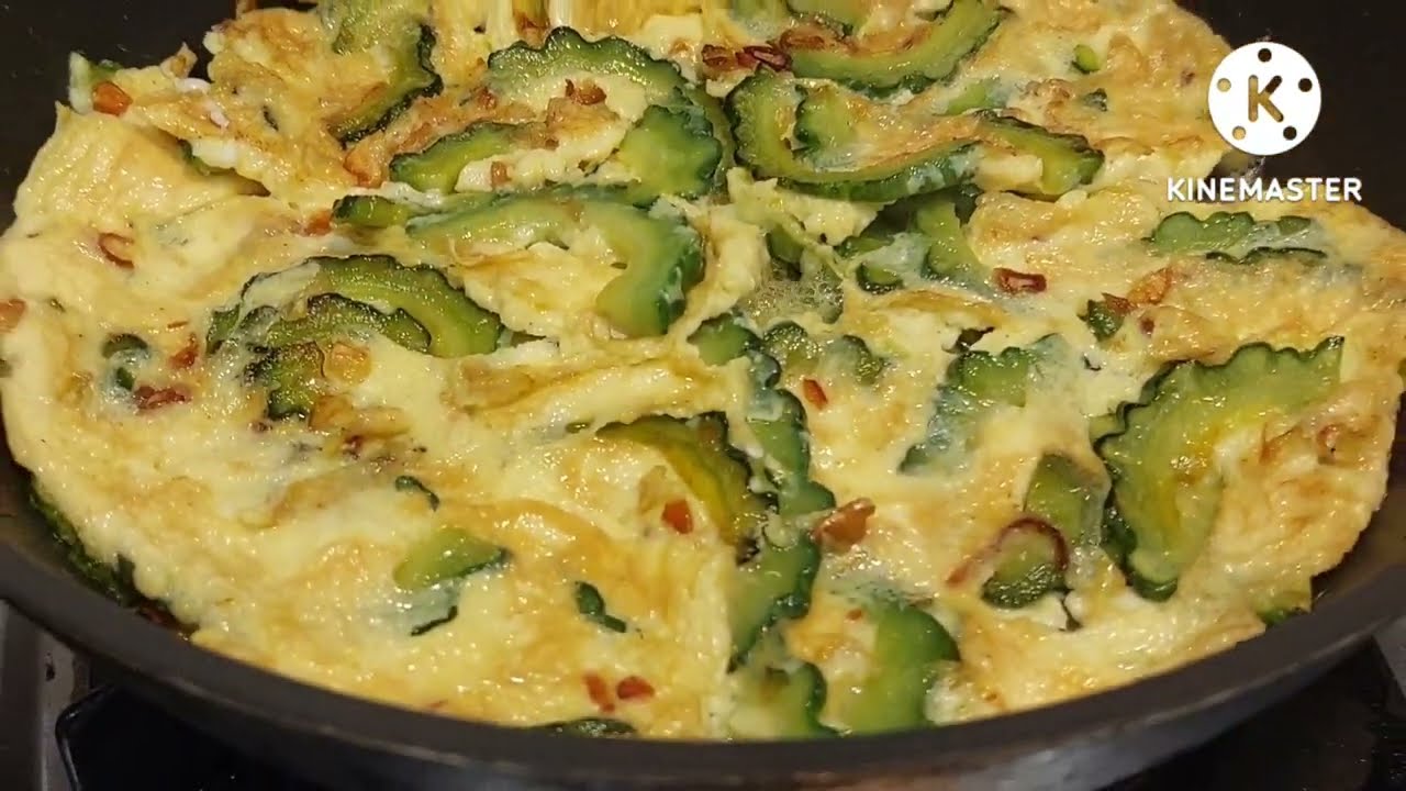 Tortang Ampalaya/Bitter gourd omellete - YouTube
