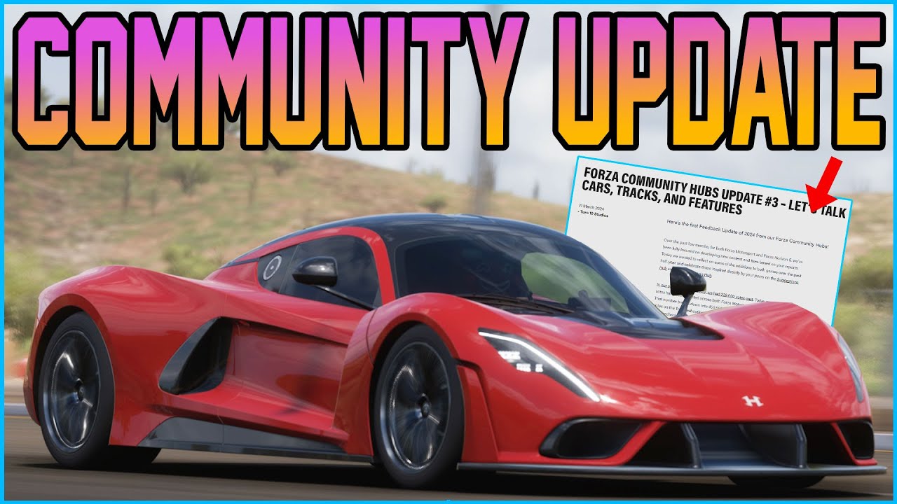 Forza Community Update Revealed! (Upcoming Cars, Features + More) - YouTube