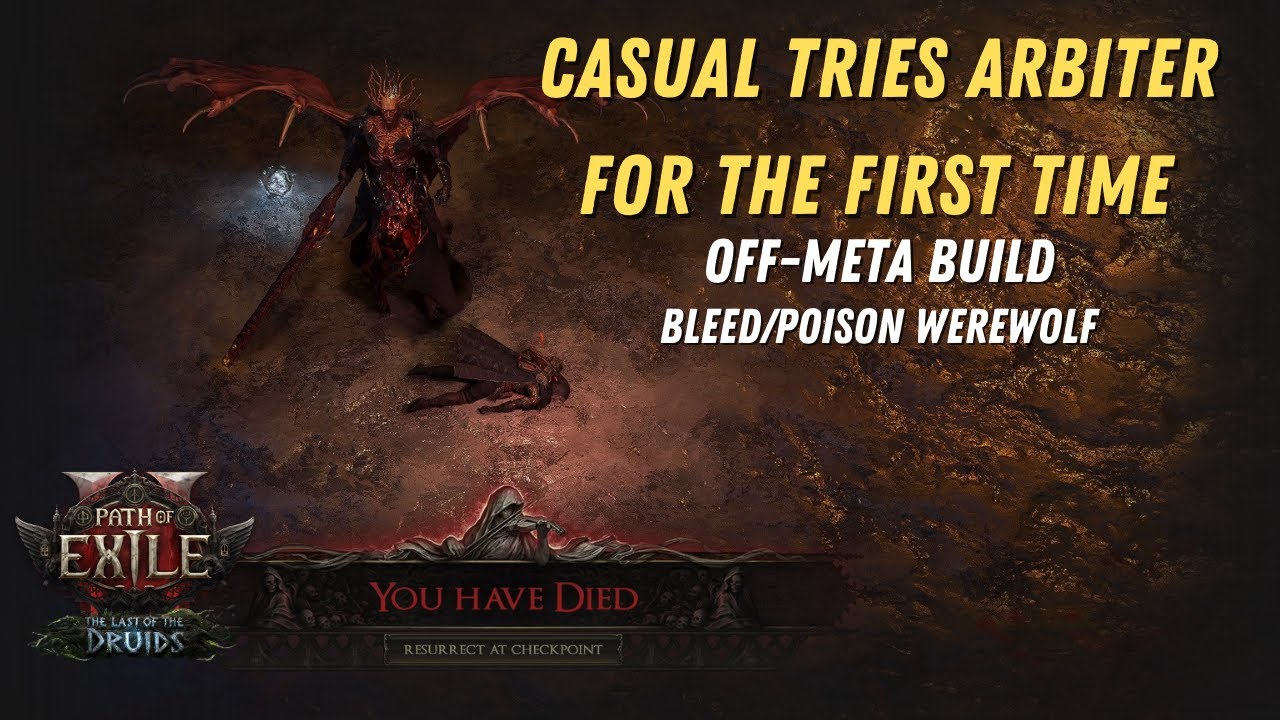 Path of Exile 2 | First Arbiter attempts with off-meta bleed/poison ...