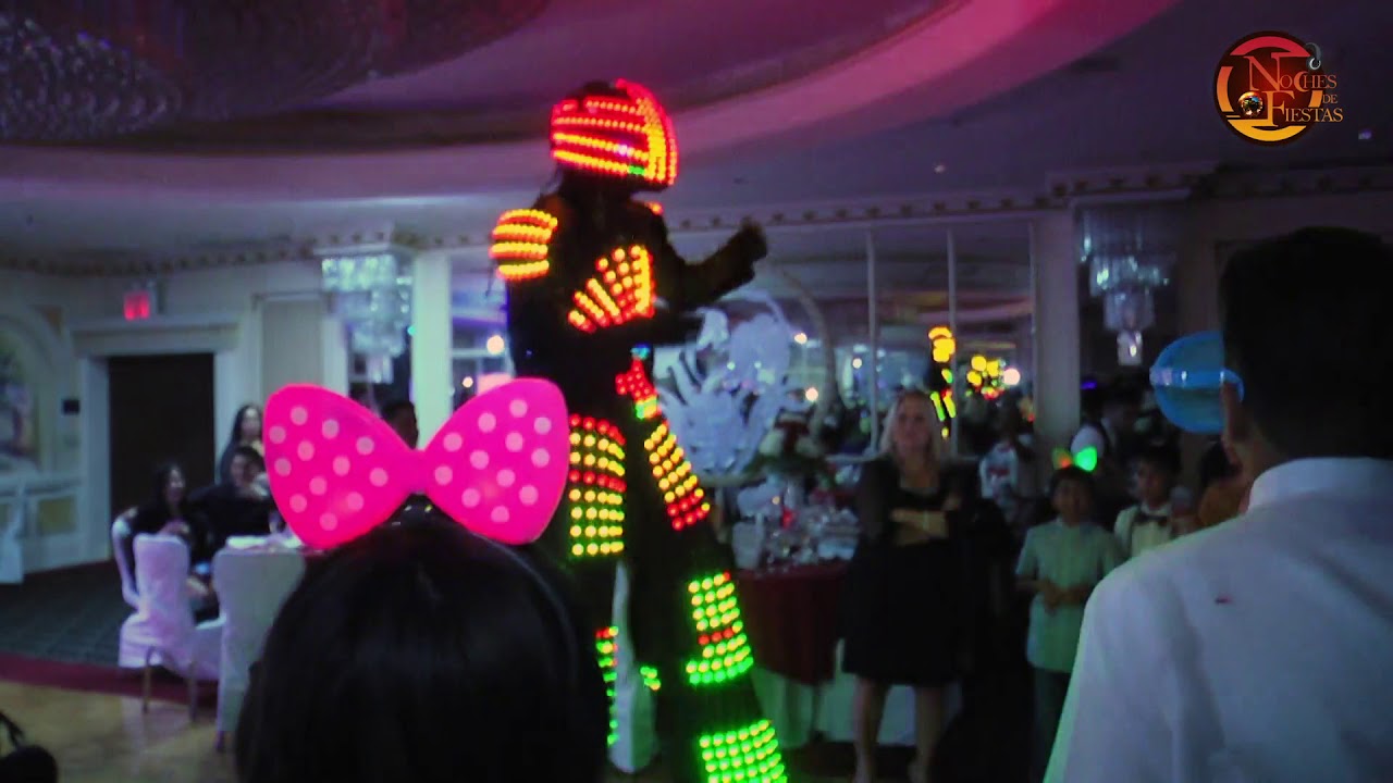 LED LIGHT UP ROBOT DANCER - MEGA DJ REVOLUTION - SWEET SIXTEEN ASHLEY ...