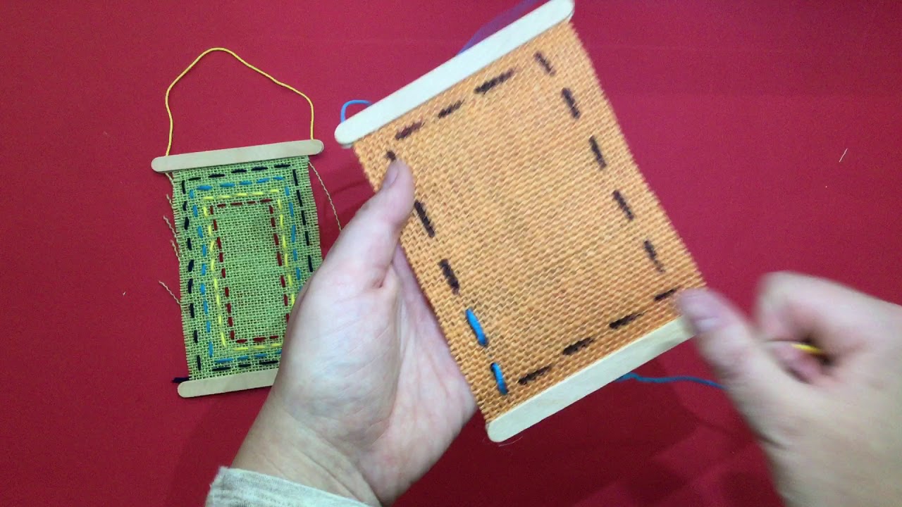 Grade 1 Running Stitch pt. 2 of 2 - YouTube