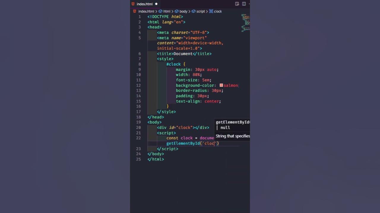 Jam Digital dengan JavaScript - YouTube
