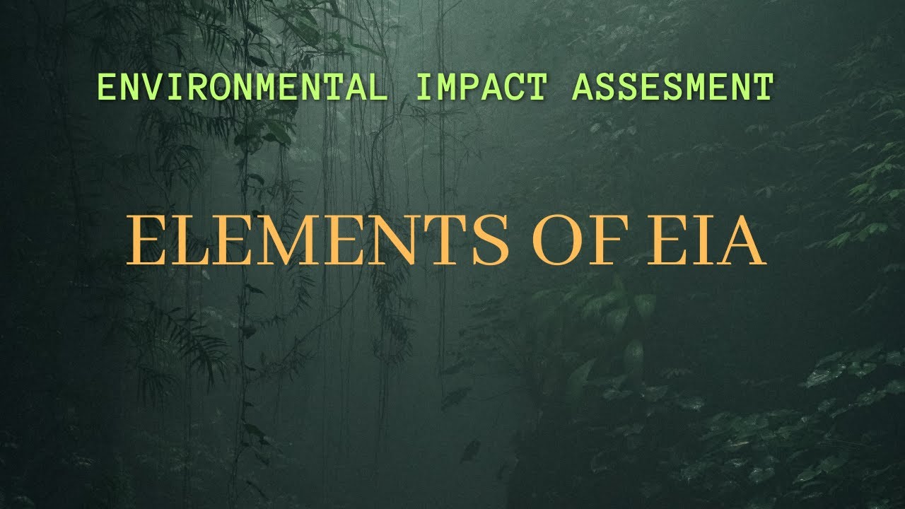 Elements of EIA | Detailed knowledge of elements of Environmental ...