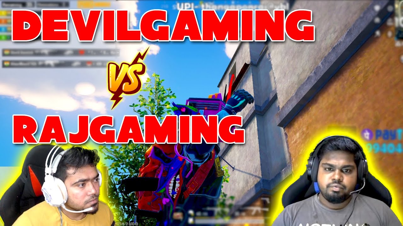 RAJGAMING vs DEVILGAMING Fight at Yashikka akka House in PUBG🔥🔥 - YouTube