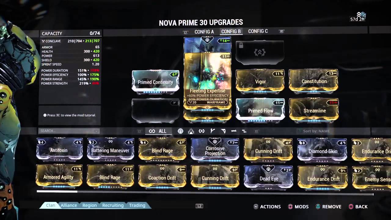Warframe Nova Build - YouTube