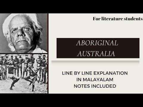 Aboriginal Australia By Jack Davis line line explanation with ...