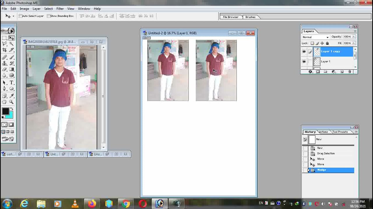 full size photo kaise banaye in photoshop7.0 | photo Editing | Full ...
