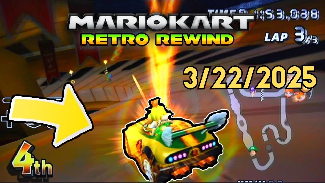 Mario Kart Wii Online - Retro Rewind Session 3/22/2025 - YouTube