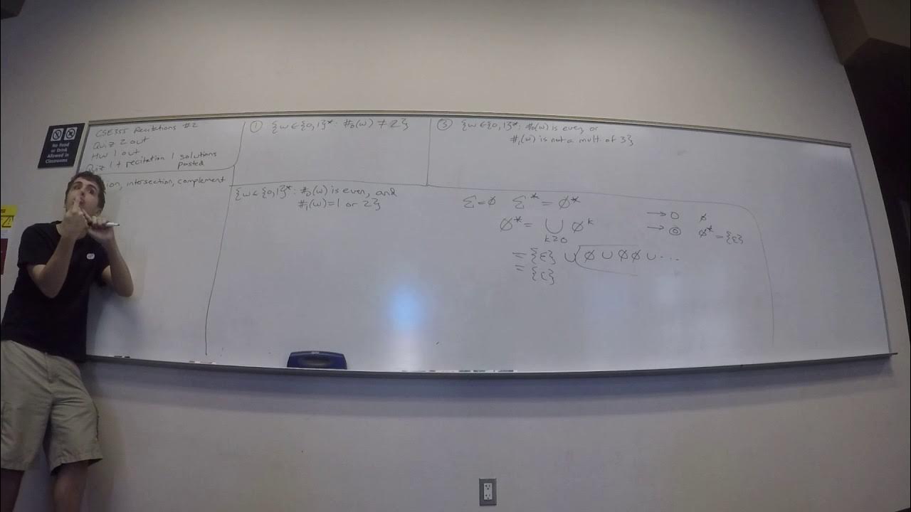 Cse355 Intro To Theoretical Computer Science 1252017 200 Pm Recitation Product Construction