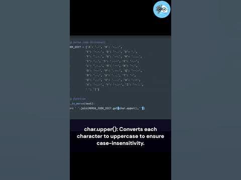 Morse Code with Python in 60 seconds: An Easy Tutorial for Beginners #viral #shorts #python # ...