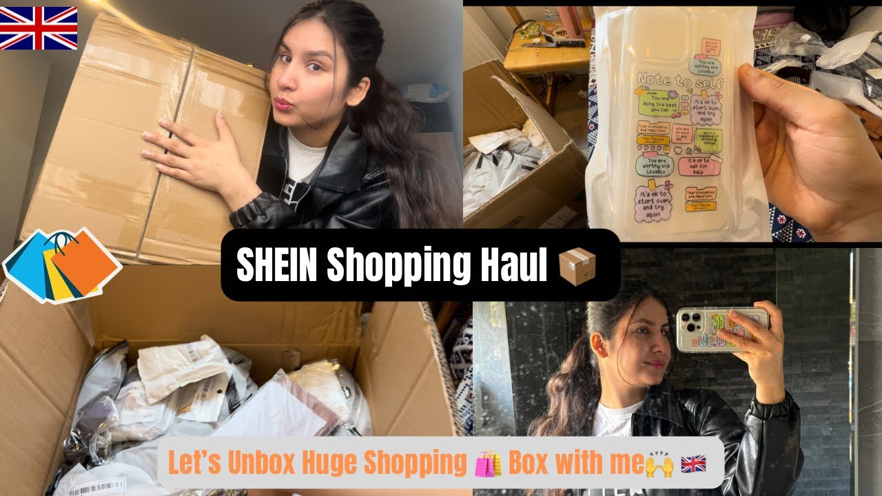 Shein Shopping Haul 🛍️- Unboxing a Big Box of Shopping from Shein📦-What ...