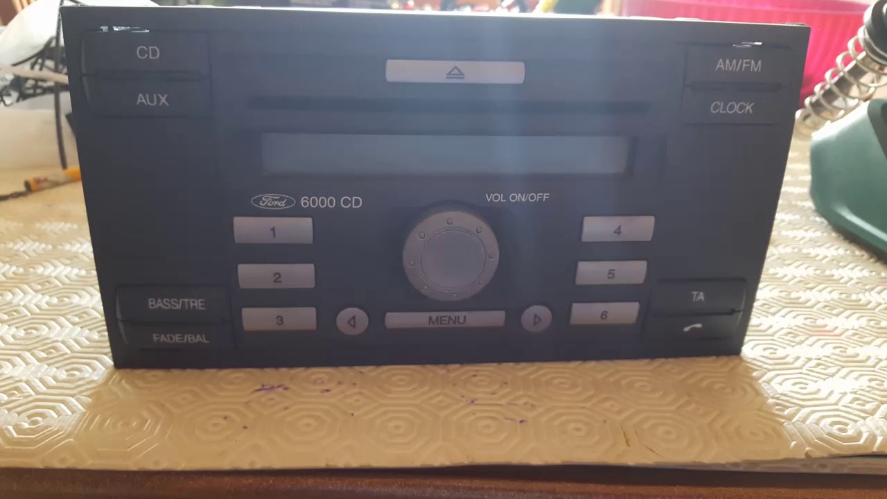 Ingresso aux fai da te stereo Ford 6000 CD - YouTube