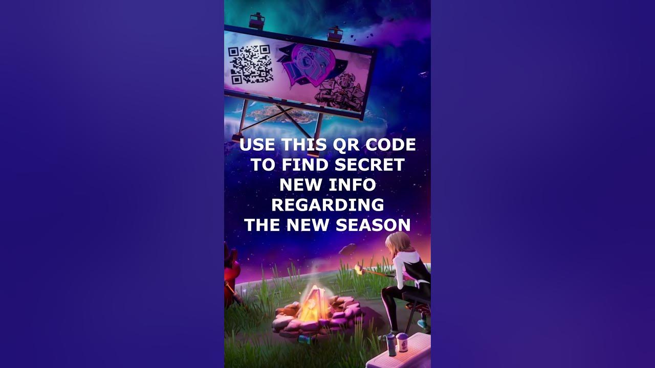 SECRET FORTNITE QR CODE REVEALS FOR NEW SEASON #short - YouTube