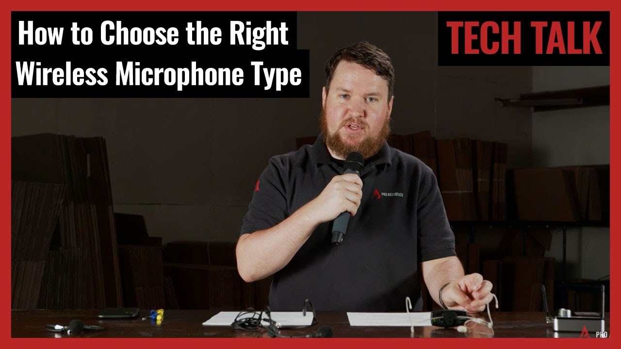 How to Choose the Right Wireless Microphone Type on Pro Acoustics Tech ...