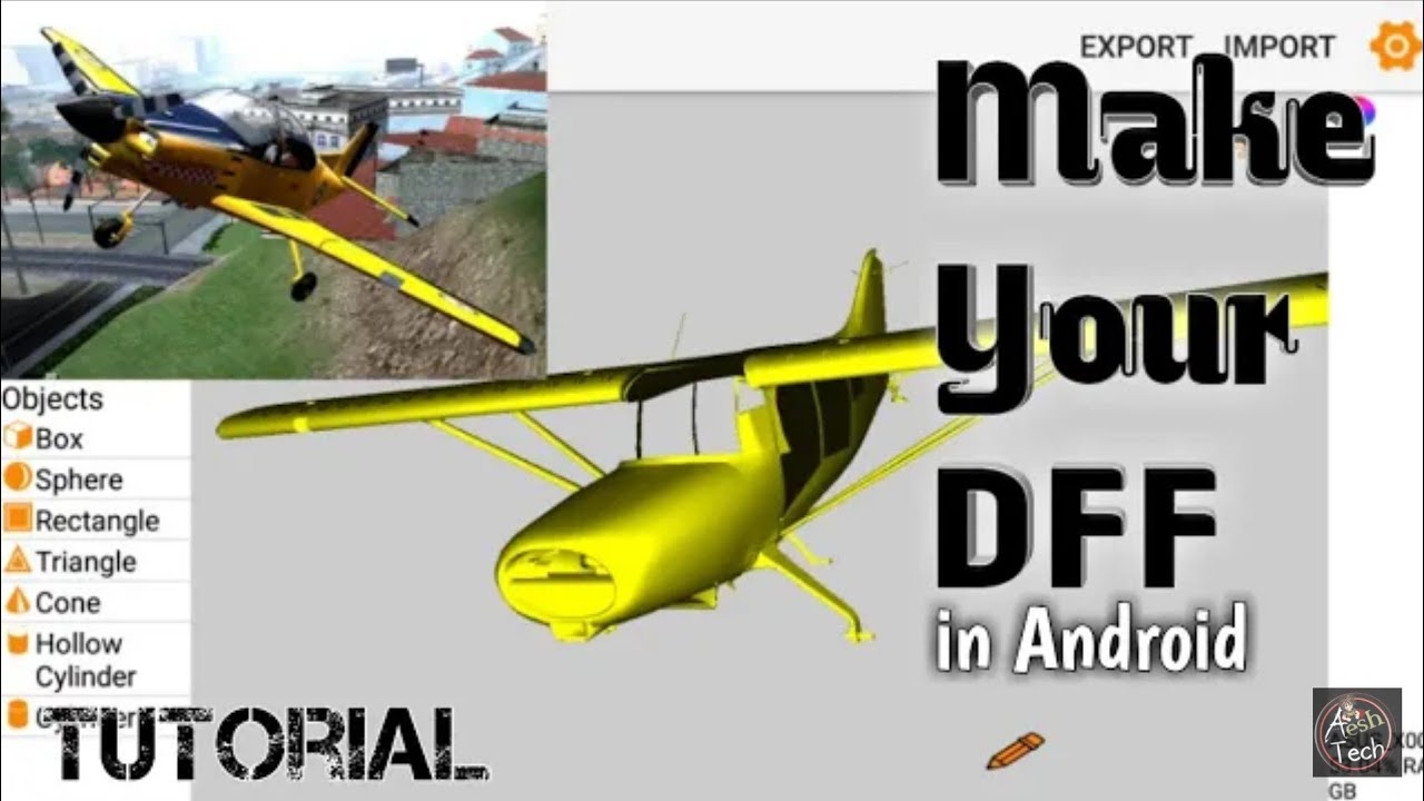 How to make your own DFF models in gta games - YouTube