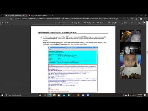 Topik 9 Lab Interpret HTTP and DNS Data to Isolate Threat Actor - YouTube